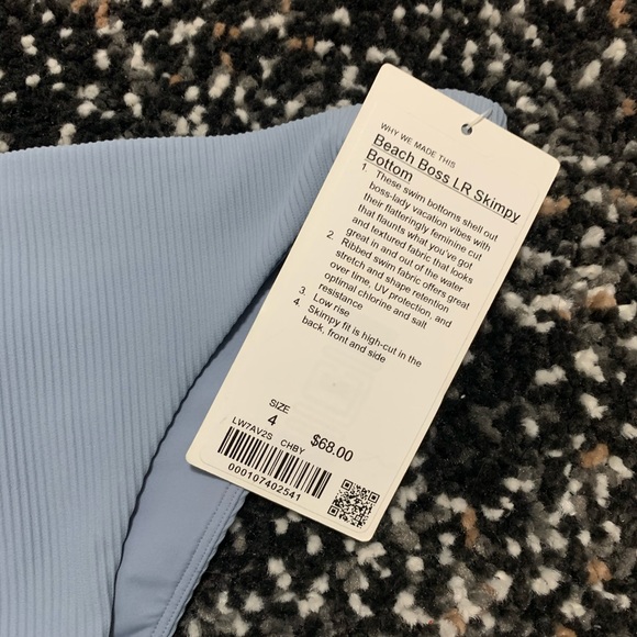 lululemon athletica | Swim | Nwt Lululemon Beach Boss Low Rise Skimpy ...